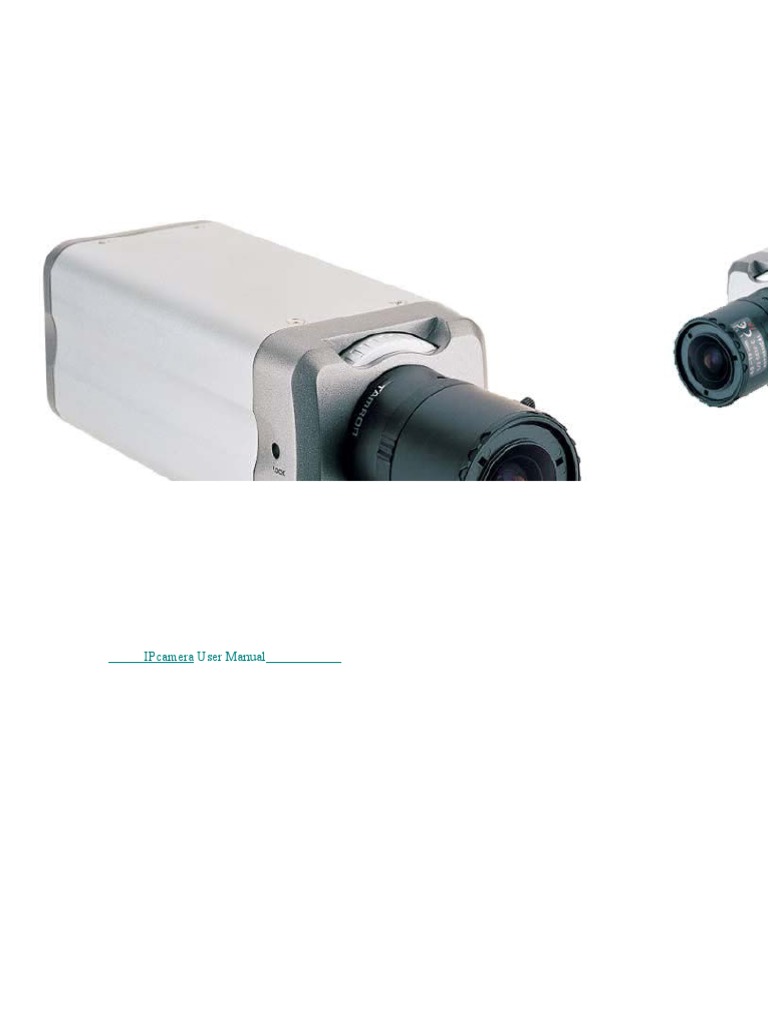 IPcamera Usermanual English | PDF | Session Initiation Protocol | Ip ...