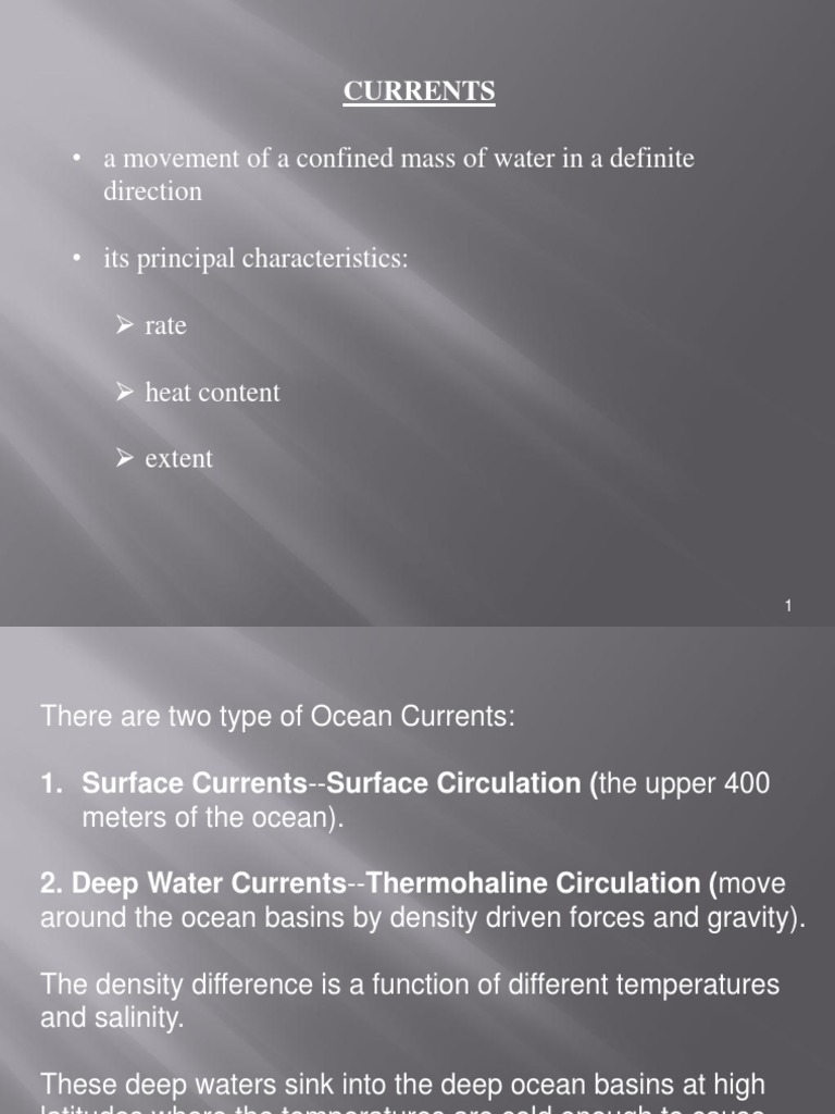 Currents and El Nino | PDF | Wound | Oceans
