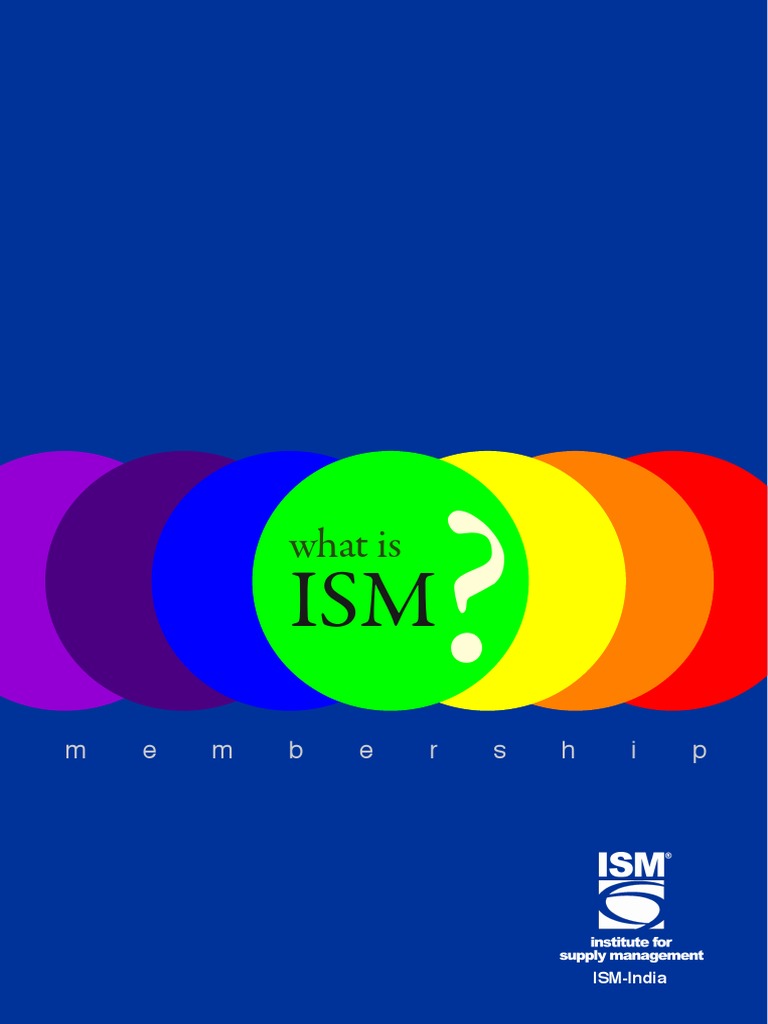 What Is ISM | PDF