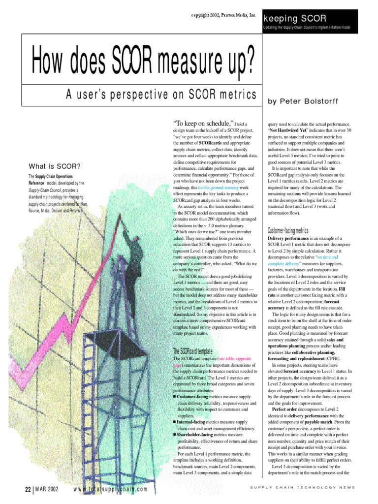 How Does Scor Measure Up | PDF | Cost Of Goods Sold | Inventory