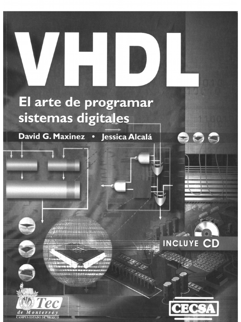 VHDL Libro Texto Espanol | PDF | Arreglos de compuertas lógicas programables en sitio | Vhdl
