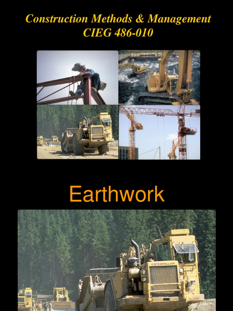 Earthwork Notes | PDF | Soil | Civil Engineering