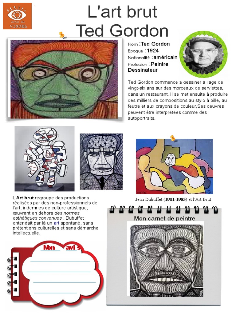 Ted Gordon : L'Art Brut en Autoportraits | PDF