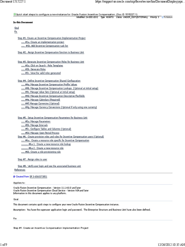 Fusion Applications: Business Unit Setup | PDF | Cloud Computing ...