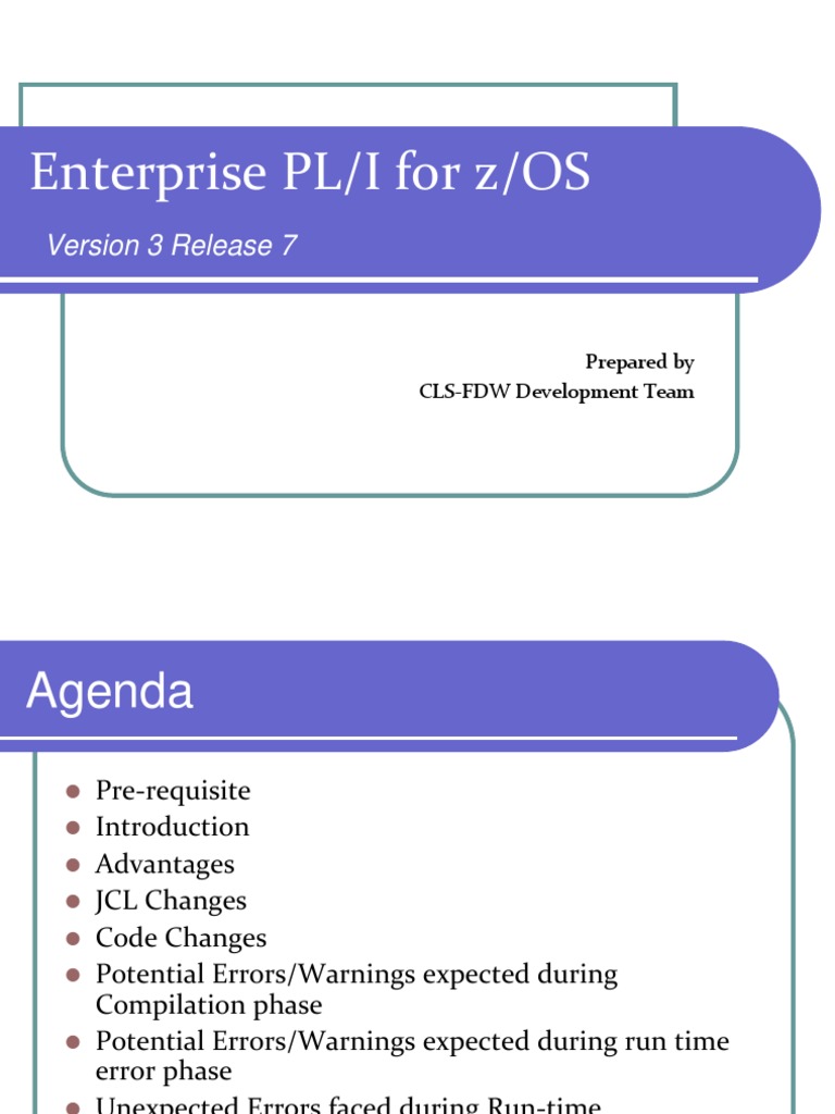 Enterprise PLI Presentation | PDF | Variable (Computer Science) | C ...