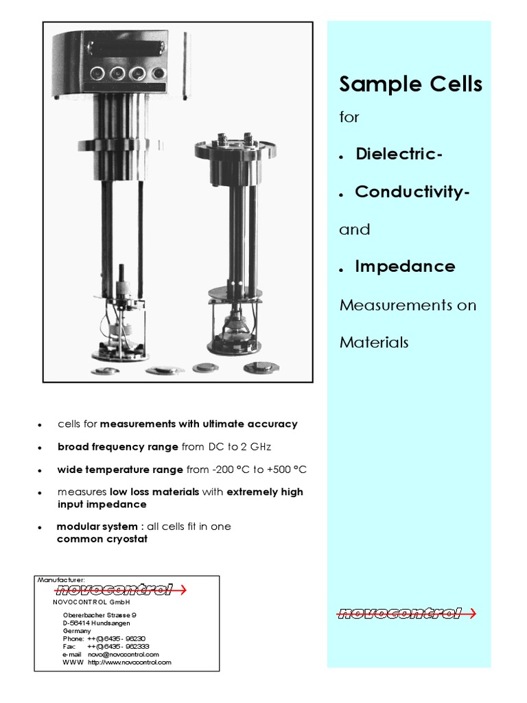 Sample Cells | PDF | Electrical Conductor | Capacitor