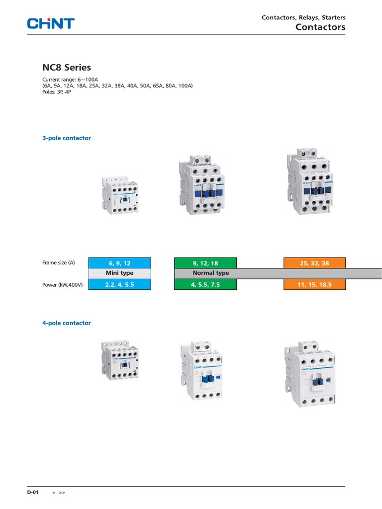 Chint NC8 Catalogue | PDF | Physical Quantities | Equipment