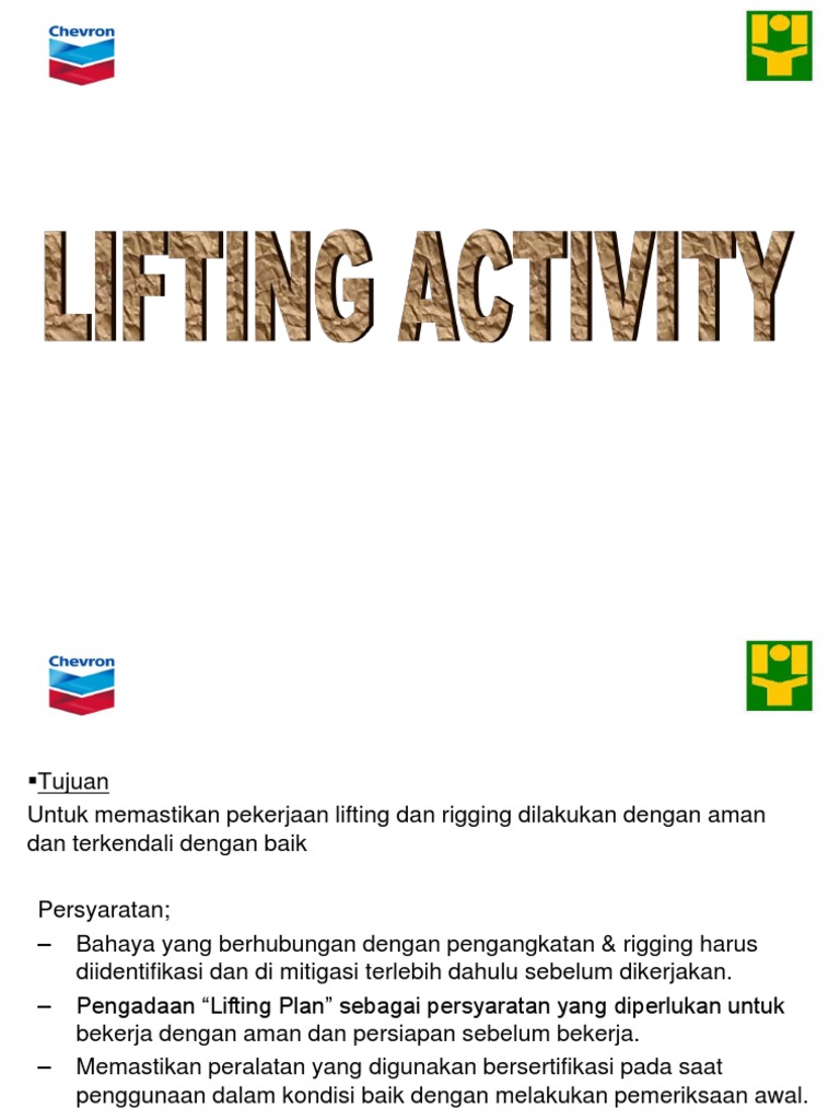 Lifting Activity Pdf