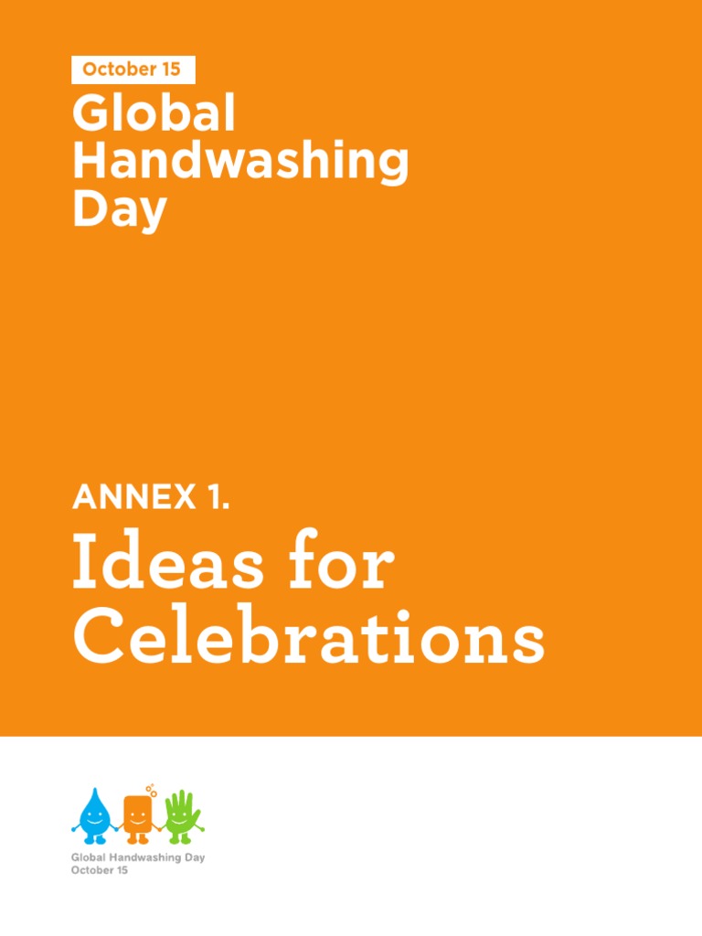 Global Handwashing Day Celebration Ideas | PDF | Hand Washing | Wash
