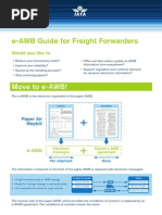 e-AWB Special Handling Codes at A Glance: EAW EAP ECC ECP | PDF ...