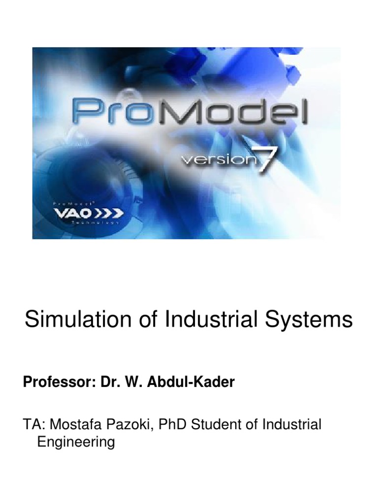 Tutorial 122, Introduction To ProModel | PDF | Icon (Computing ...