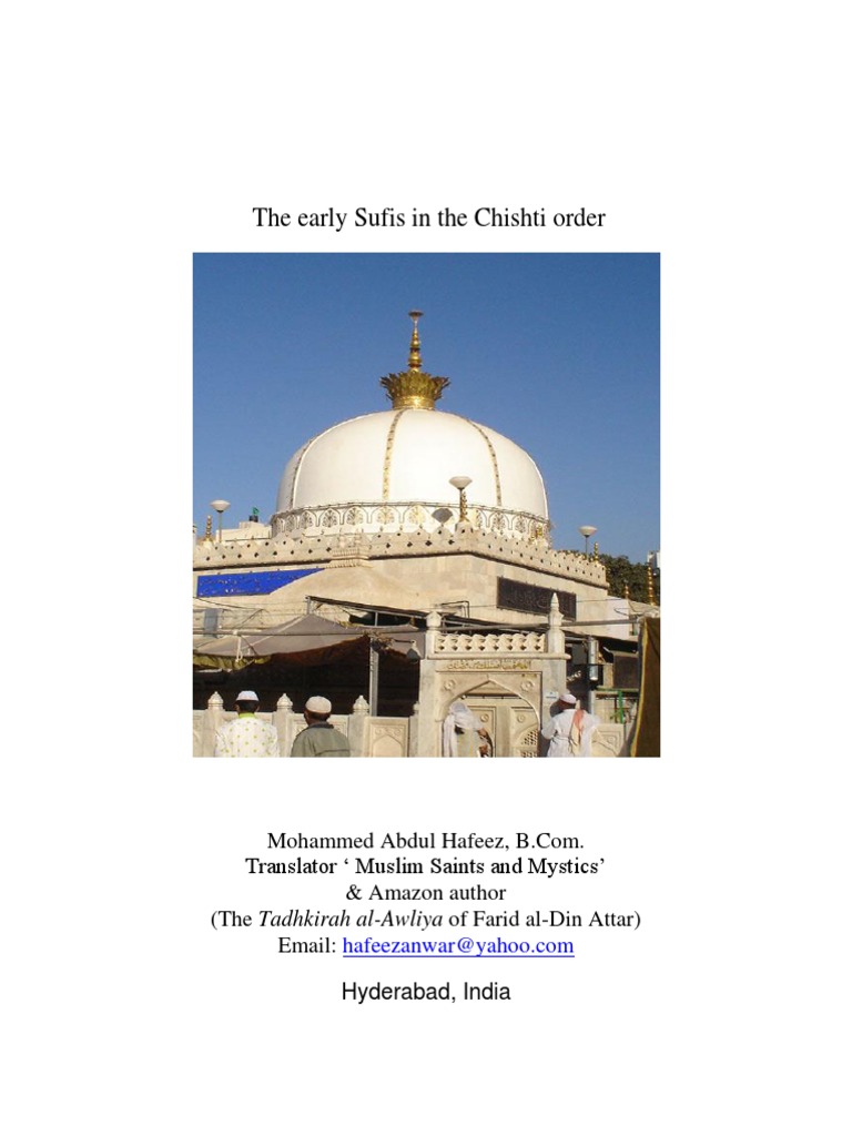 The Early Sufis in The Chishti Order | Download Free PDF | Esoteric ...