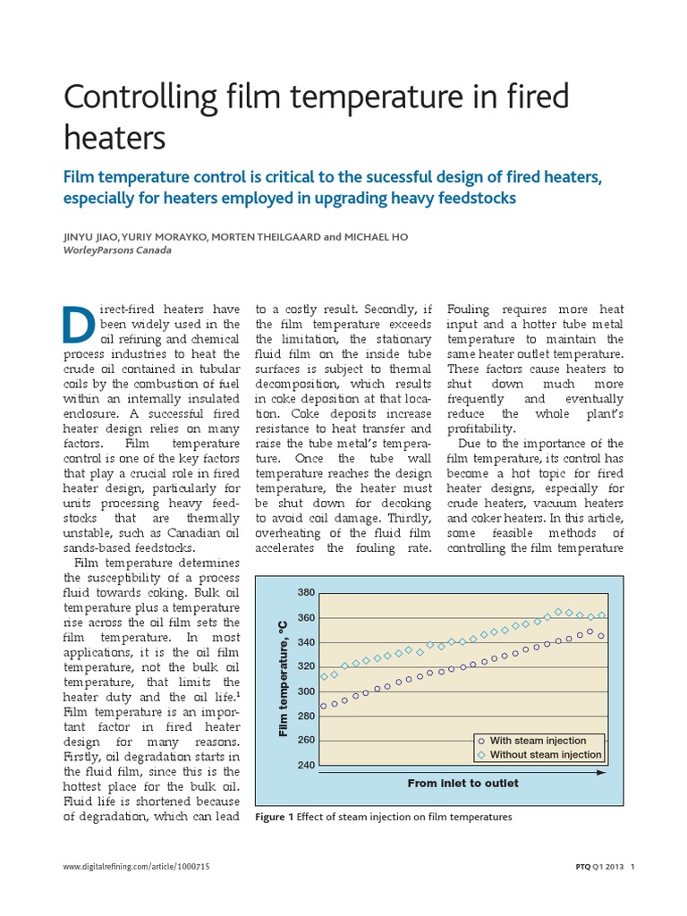 Fired Heater Film Temperature Control | PDF | Hvac | Vacuum Tube