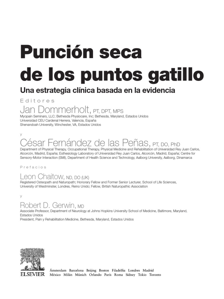 Puncion Seca | PDF | Dolor | Sistema nervioso