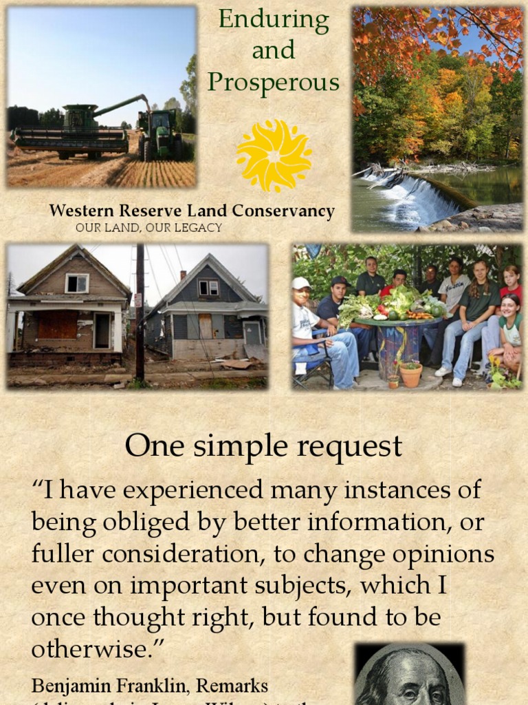 Western Reserve Land Conservancy: Our Land, Our Legacy | PDF | Trees ...
