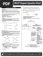 MCAT Prep Physics Equation Sheet | Lens (Optics) | Force