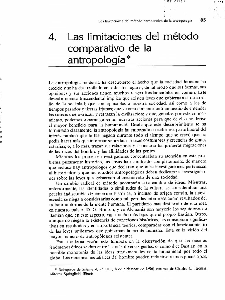 Boas 1993 | PDF | Antropología | Sociedad
