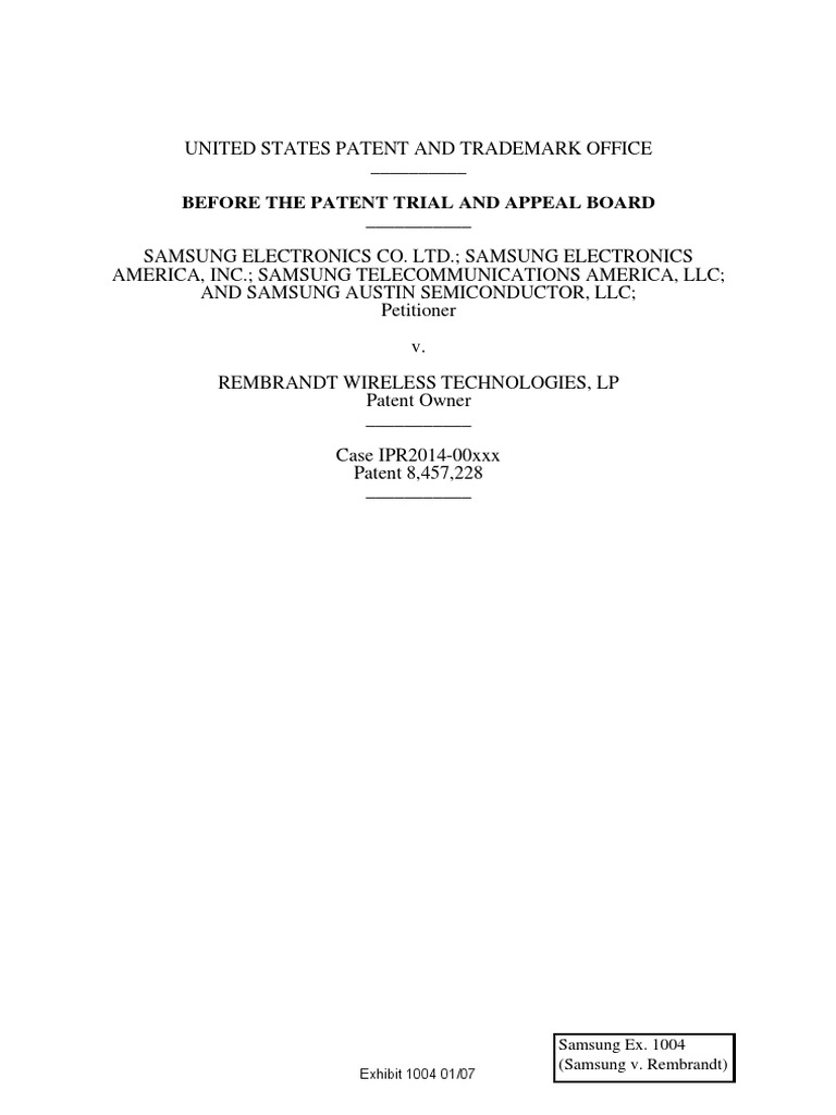 Exhibit 1004 - Decl | PDF | Ieee 802.11 | Email