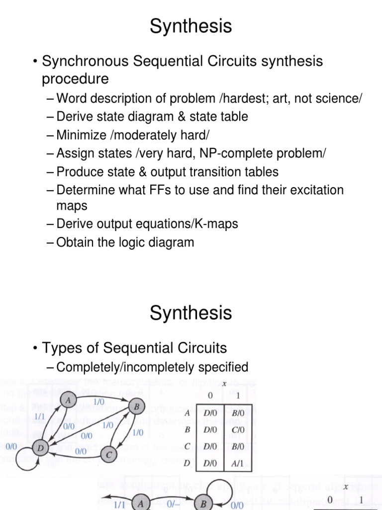 Synchronous Sequential Circuit | PDF