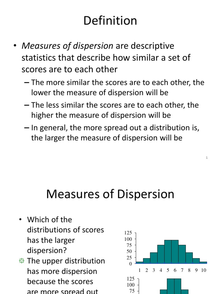 An In-Depth Guide to Measures of Dispersion: Calculating and Comparing ...