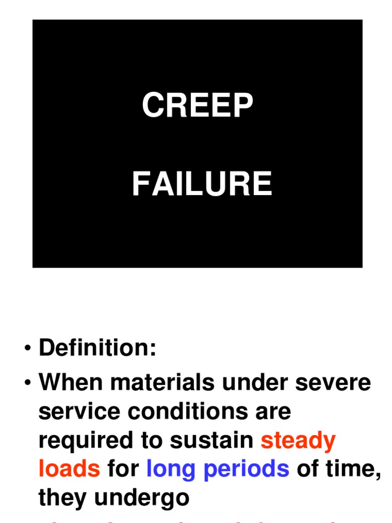 Creep Introduction | PDF | Creep (Deformation) | Dislocation