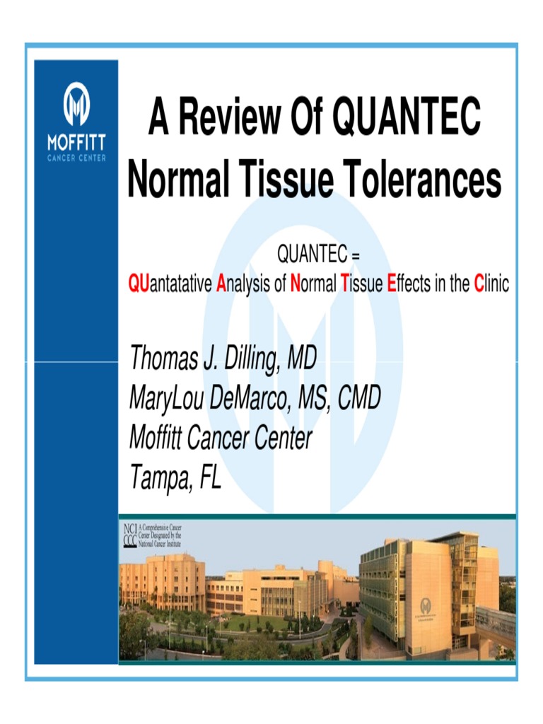 Quantec | PDF | Radiation Therapy | Absorbed Dose