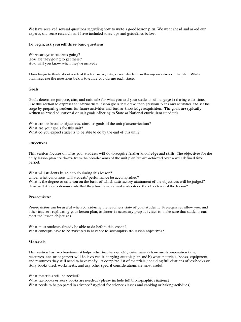 To Begin, Ask Yourself Three Basic Questions | Download Free PDF ...