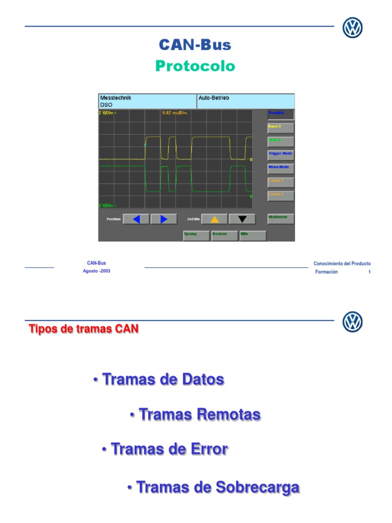 CAN BUS Protocolo | Descargar gratis PDF | Redes de computadoras ...
