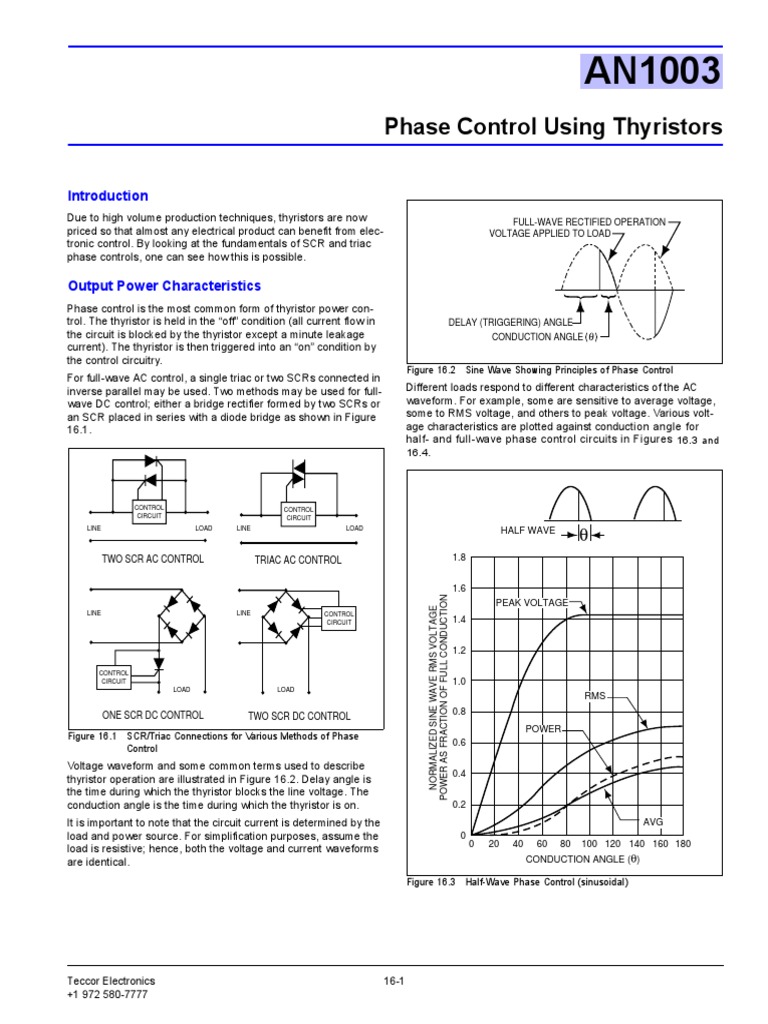 Phase Control Using SCR S | PDF | Rectifier | Capacitor