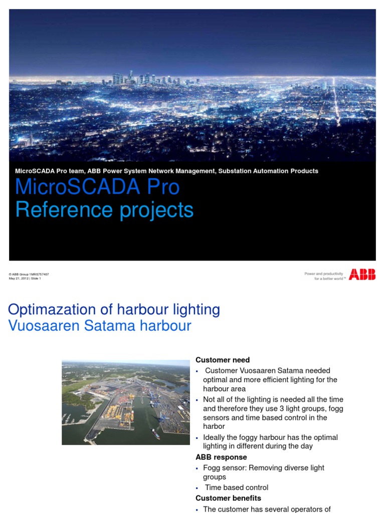 MicroSCADA Pro References 757407 ENb | PDF | Scada | Electrical Substation