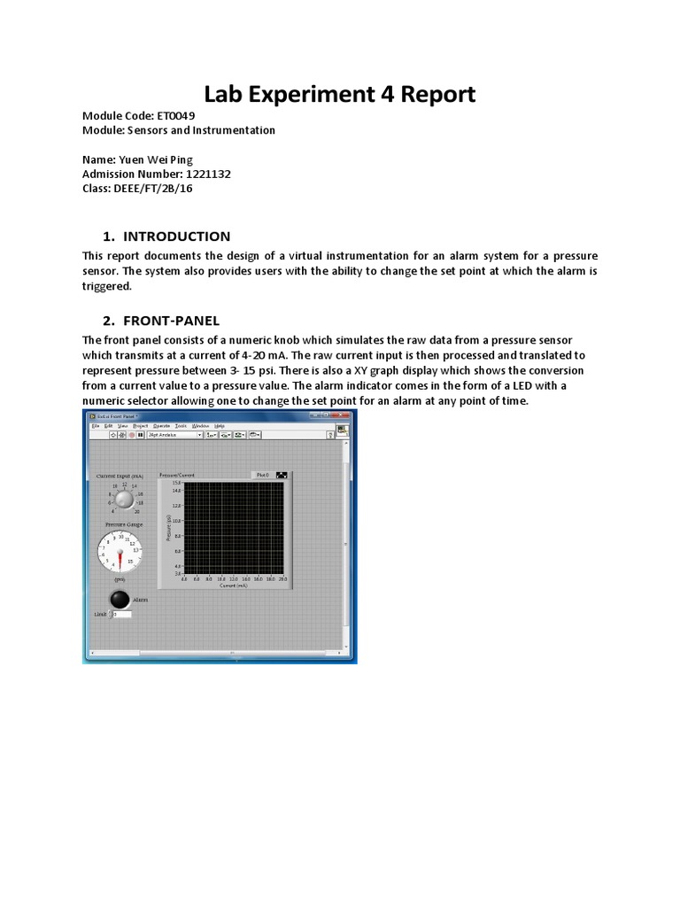 Lab Experiment 4 Report | PDF | Computers | Technology & Engineering