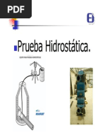 Pruebas Hidrostaticas PDF | PDF | Bomba | Presión