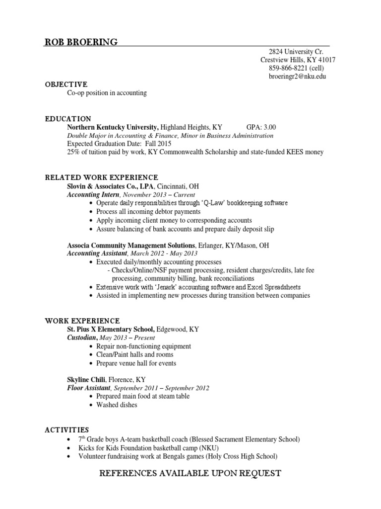 Rob - Resume | PDF