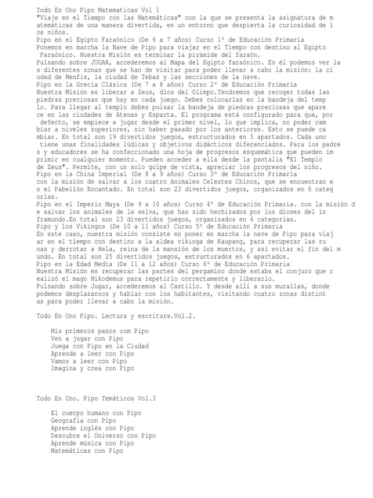Pipo | PDF