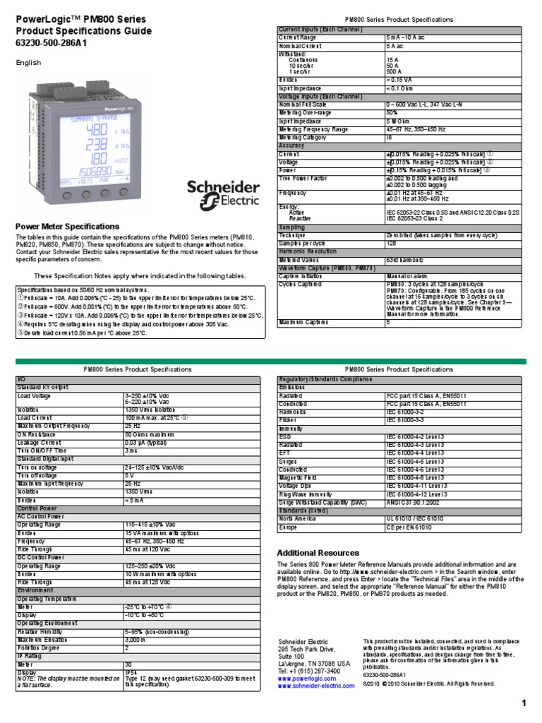 500 286a1 Pm800 Specification Guide | PDF | International ...