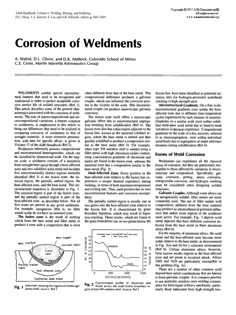 Corrosion On Weldment | PDF | Corrosion | Welding