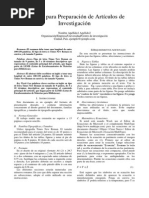 Plantilla Paper (Artículo Científico) | PDF | Tipografía | Escritura