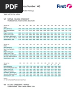 A3 Bus Timetable: Weston to Bristol Airport | PDF | Transport | Public ...