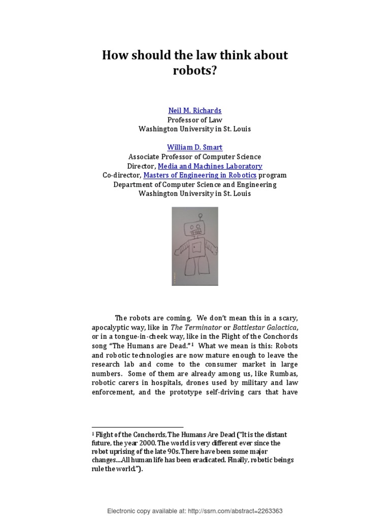 Law Robots Richards:Smart | PDF | Fourth Amendment To The United States ...