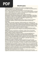 Buod NG Epikong Ibalon | PDF