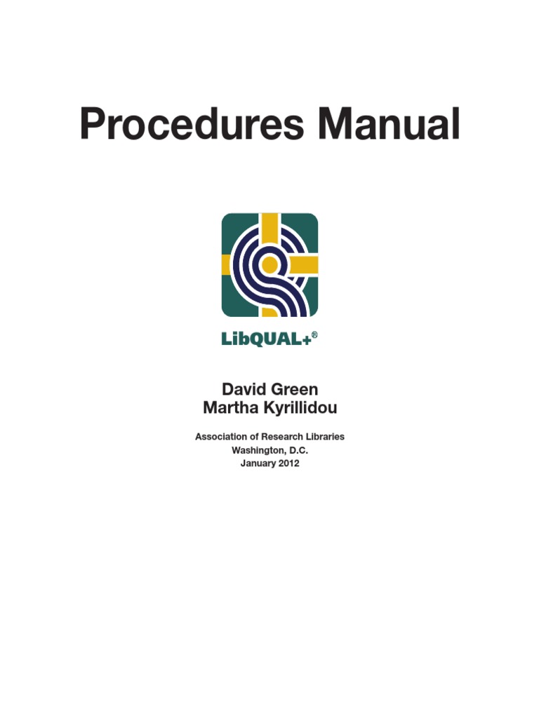 Procedures Manual | PDF | Institutional Review Board | Survey Methodology