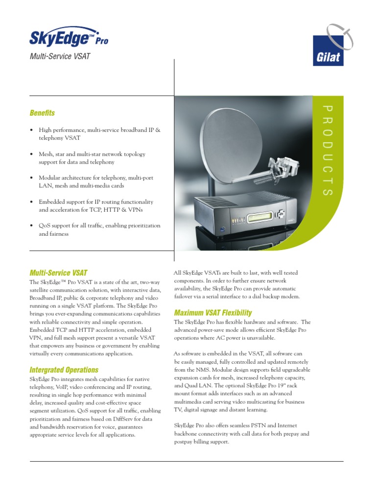 SkyEdge Pro | PDF | Very Small Aperture Terminal | Virtual Private Network