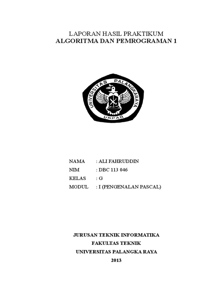 Laporan Hasil Alpro Modul 1 | PDF