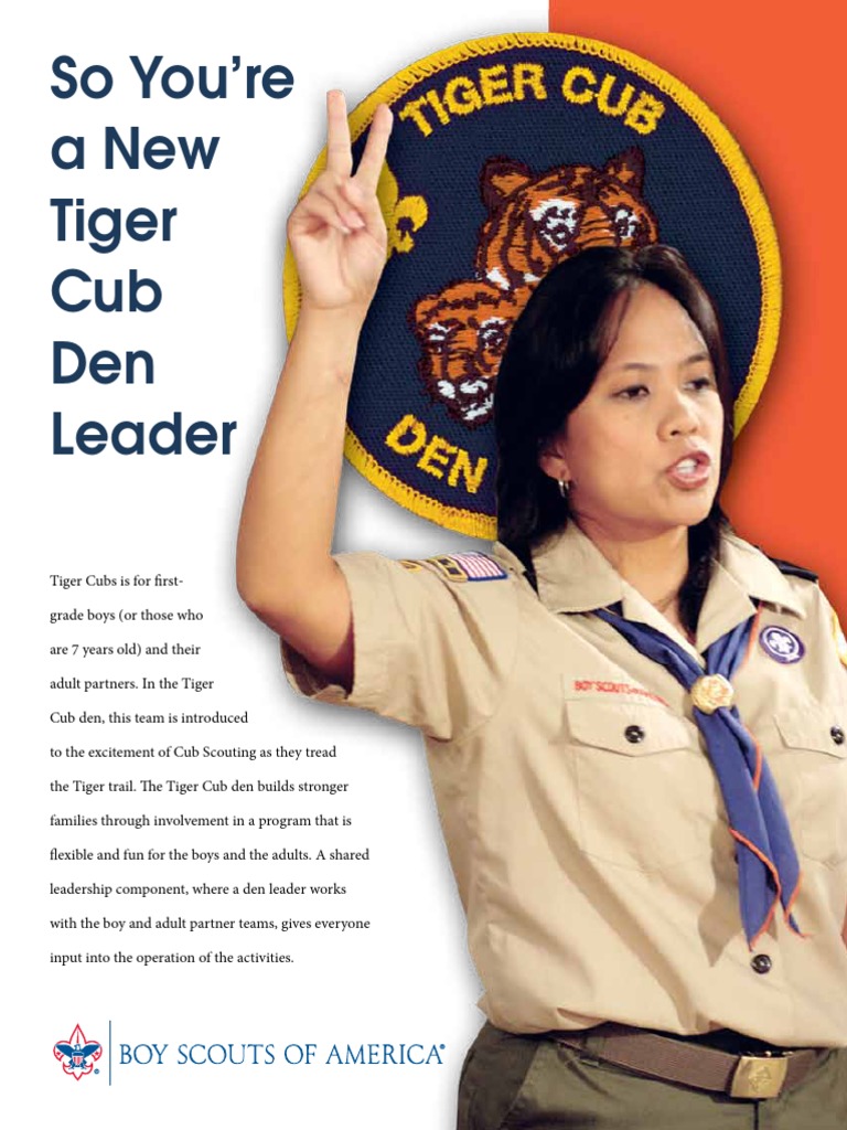 Tiger Den Leader Introduction | PDF | Boy Scouts Of America | Scouting