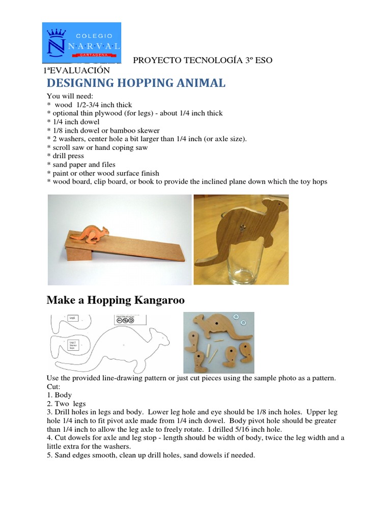 Designing Hopping Animal PDF | Download Free PDF | Drill | Nature