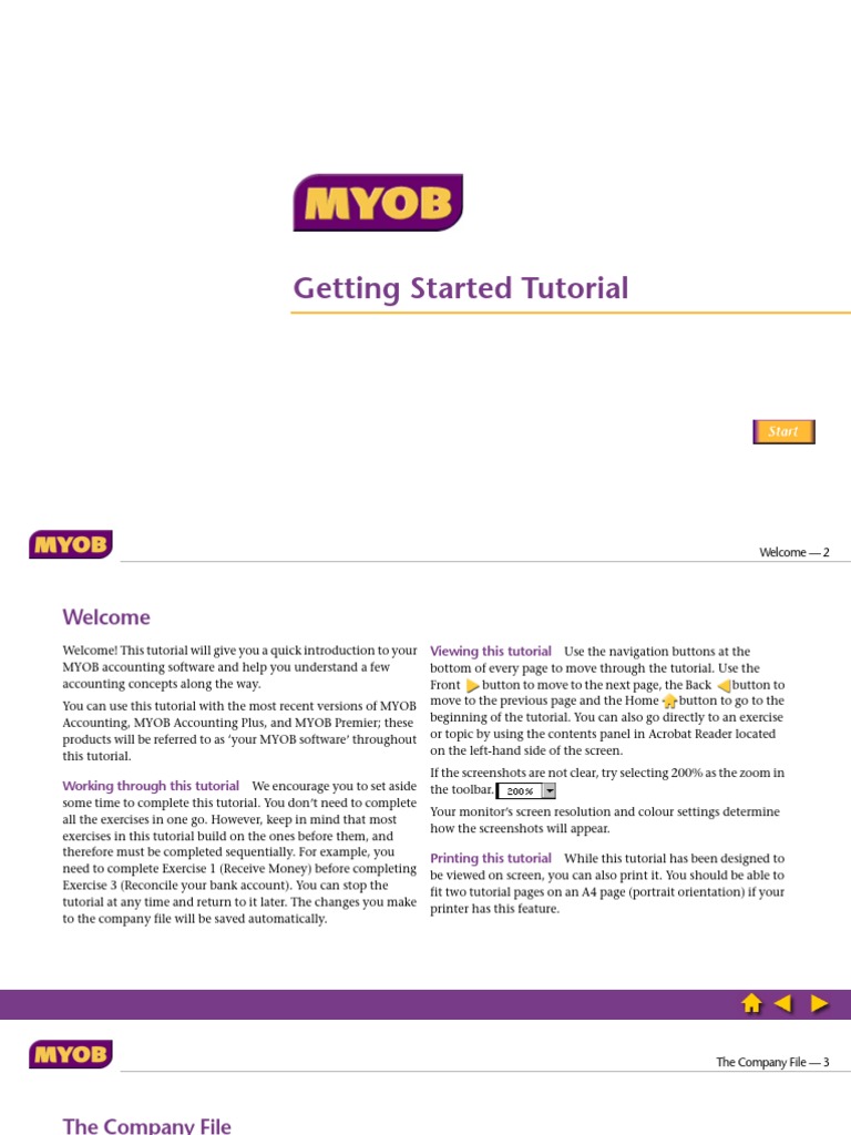 MYOB Accounting Software Tutorial | PDF | Debits And Credits | Invoice