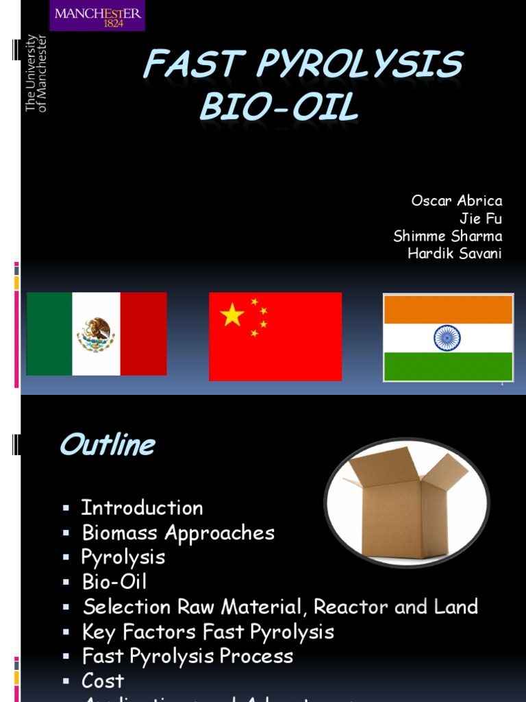 Bio-Oil Production - Pyrolysis | PDF | Pyrolysis | Biomass