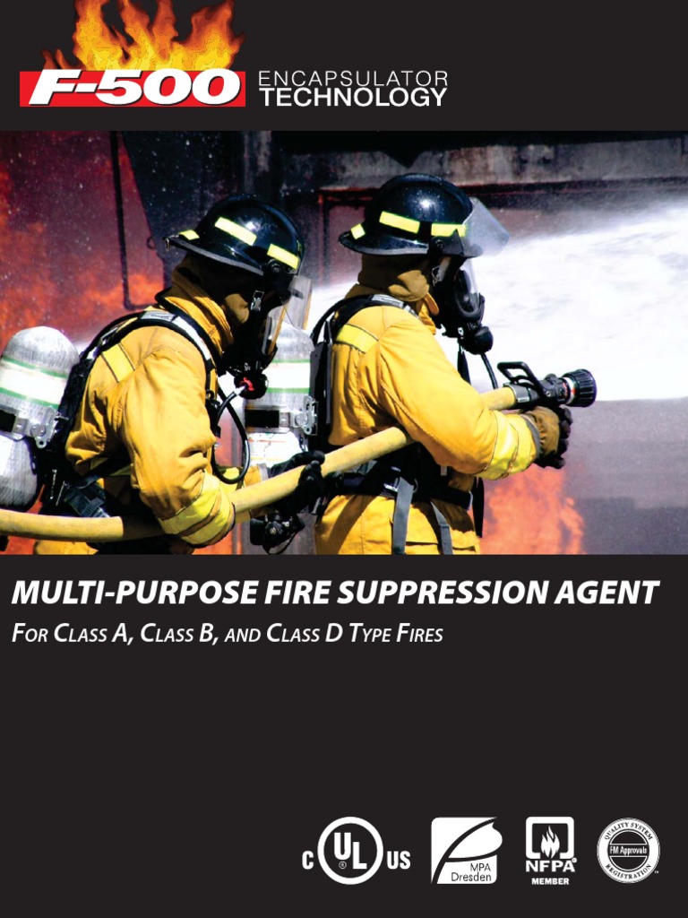 F-500 Encapsulator Agent Overview | PDF | Combustion | Fuels