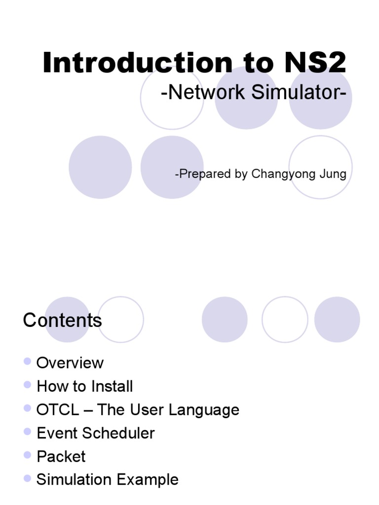 Introduction to NS2 Network Simulator | PDF | Scheduling (Computing ...