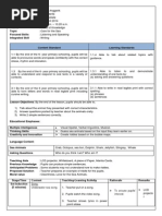 Teaching Kids My Sea Creature Lesson Plan | PDF | Lesson Plan | Flashcard